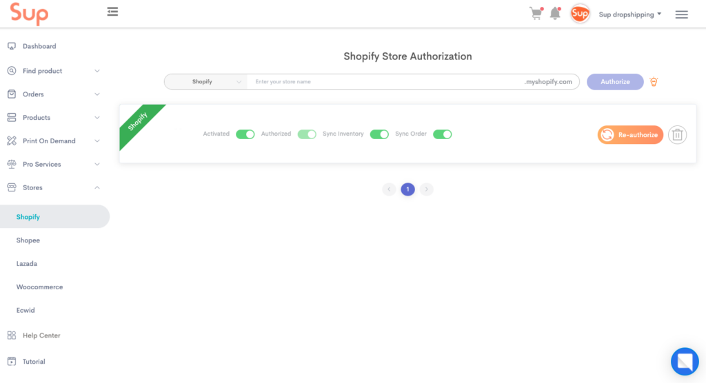 How to Connect and Manage the Sup Dropshipping App - Supdropshipping ...